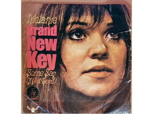 SP MELANIE - Brand New Key / Some Say (1972) VG-