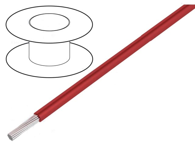 Provodnik LIYV-T 0.14mm2 (PVC izolacija) crveni