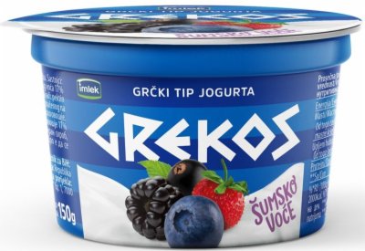 JOGURT GRCKI GREKOS ŠUMSKO VOĆE 150G
JOGURT GRCKI GREKOS ŠUMSKO VOĆE 150G