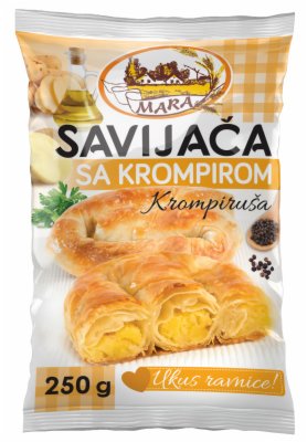 SMRZNUTA SAVIJACA SA KROMPIROM MARA 250G
SMRZNUTA SAVIJACA SA KROMPIROM MARA 250G