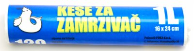 KESE ZA ZAMRZIVAC 1L 16X24CM FOKA
KESE ZA ZAMRZIVAC 1L 16X24CM FOKA