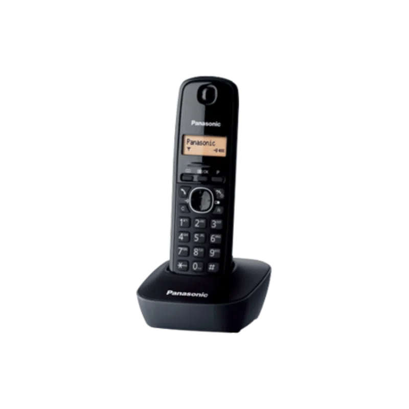 Panasonic DECT KX-TG1611FXH fiksni telefon, Crni