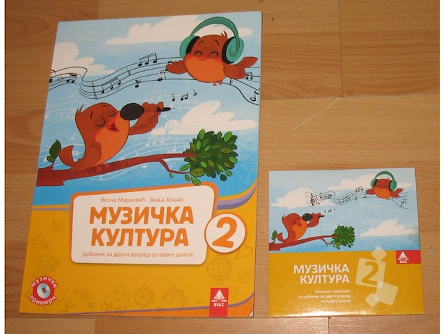 2. MUZICKA KULTURA 2 BIGZ MUZICKO UDZBENIK + CD