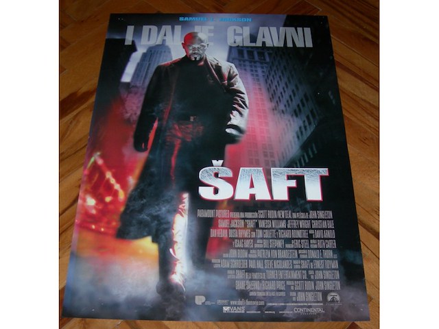 ŠAFT (Samuel L. Jackson) - filmski plakat