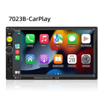 DOUBLE DIN CARPLAY TOUCHSCREEN BLUETOOTH CAR STEREO MP5 PLAYER - 7"