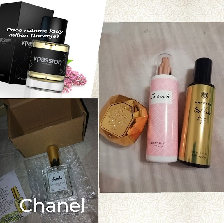 Set parfema, Chanel, Kopija