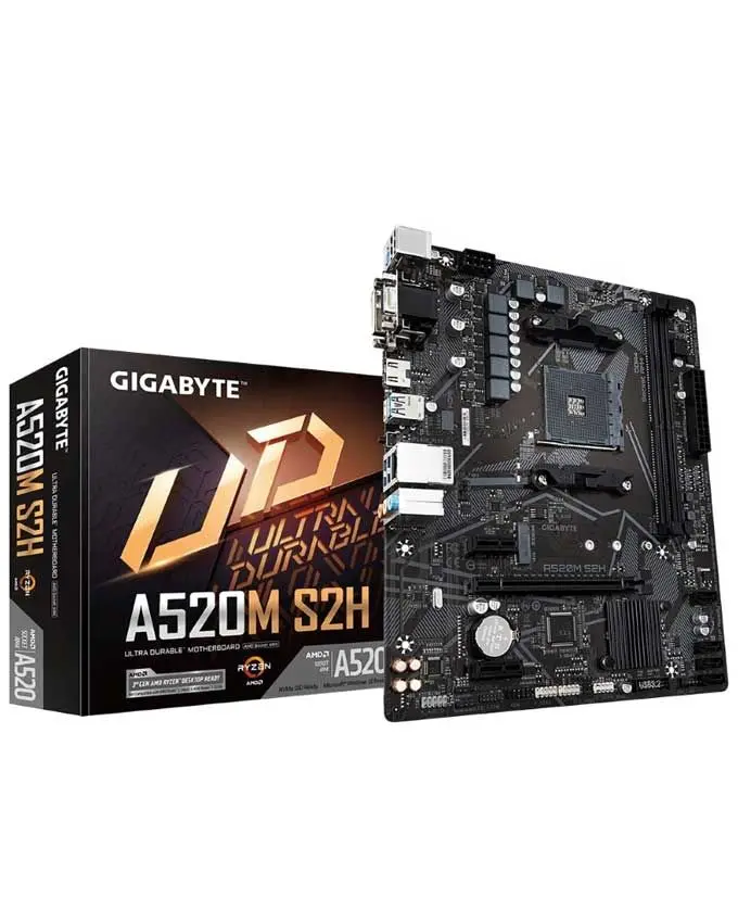 GIGABYTE Matična ploča A520M S2H 1.0/AM4 crna