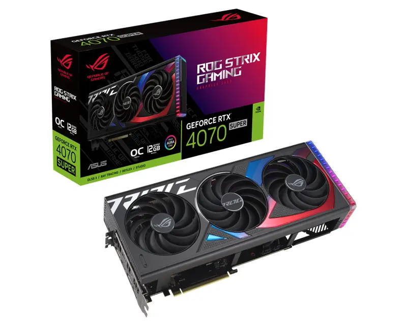 ASUS nVidia GeForce RTX 4070 SUPER 12GB 192bit ROG-STRIX-RTX4070S-O12G-GAMING grafička karta