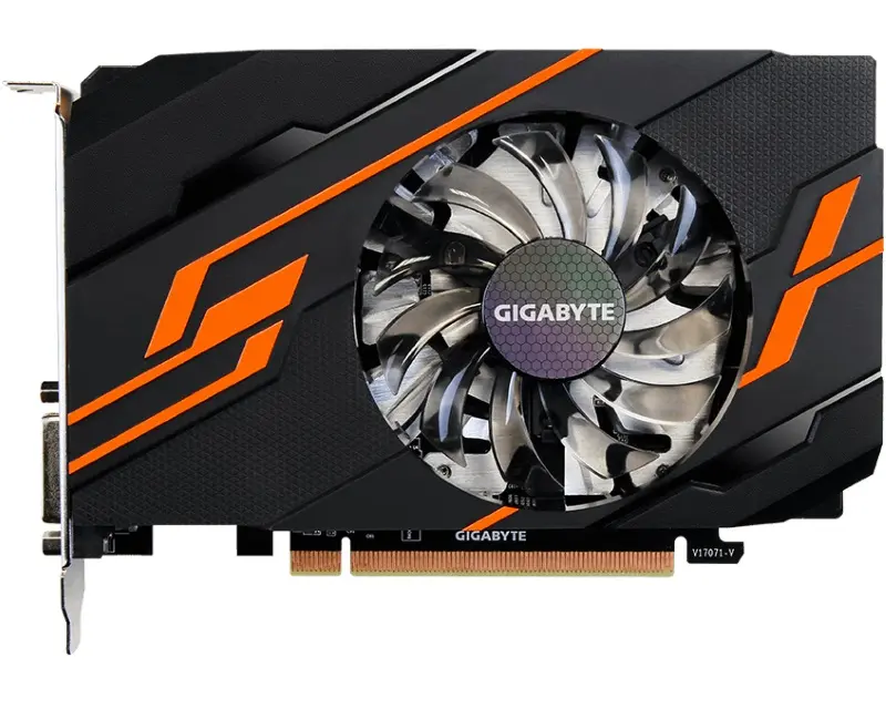 GIGABYTE Grafička kartica nVidia GeForce GT 1030 2GB 64bit GV-N1030OC-2GI crna