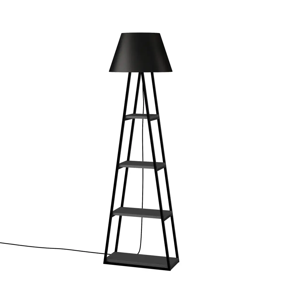 Hanah Home Pal Anthracite Podna lampa, Crna