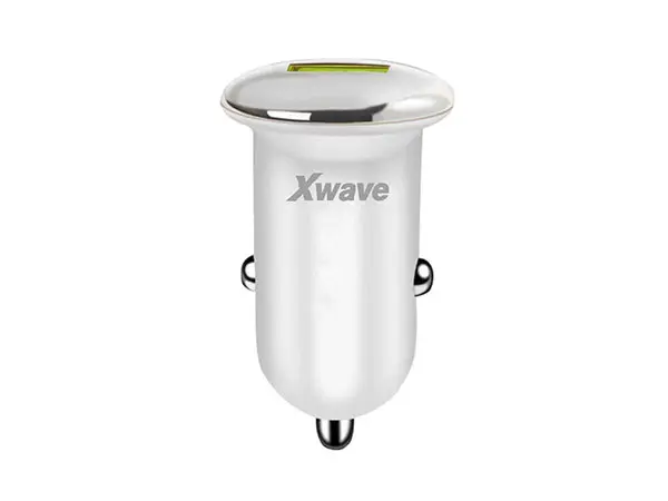 Xwave C20 Brzi auto-punjač, USB 3.1.A/2A/1.5A - 5/9/12V, Srebrno-beli