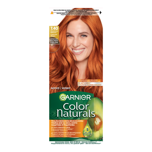 Garnier Color Naturals 7.40 boja za kosu strastveno bakarna