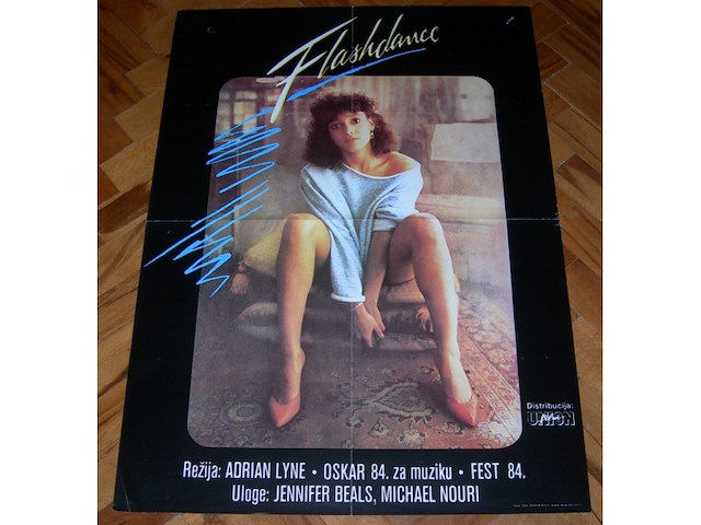 Flashdance (Jennifer Beals) - filmski plakat