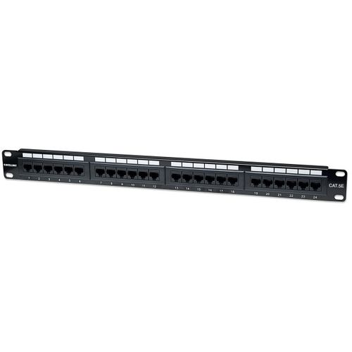 Patch panel Manhattan 513555 19"/1U Cat5e/24 port