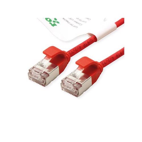 Secomp Roline GREEN U/FTP Data Center PatchCord 6A Slim LSOH crveni 0.5m