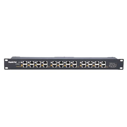 Extralink 12 Port 10/100/1000 PoE injector, 19'', rack mount