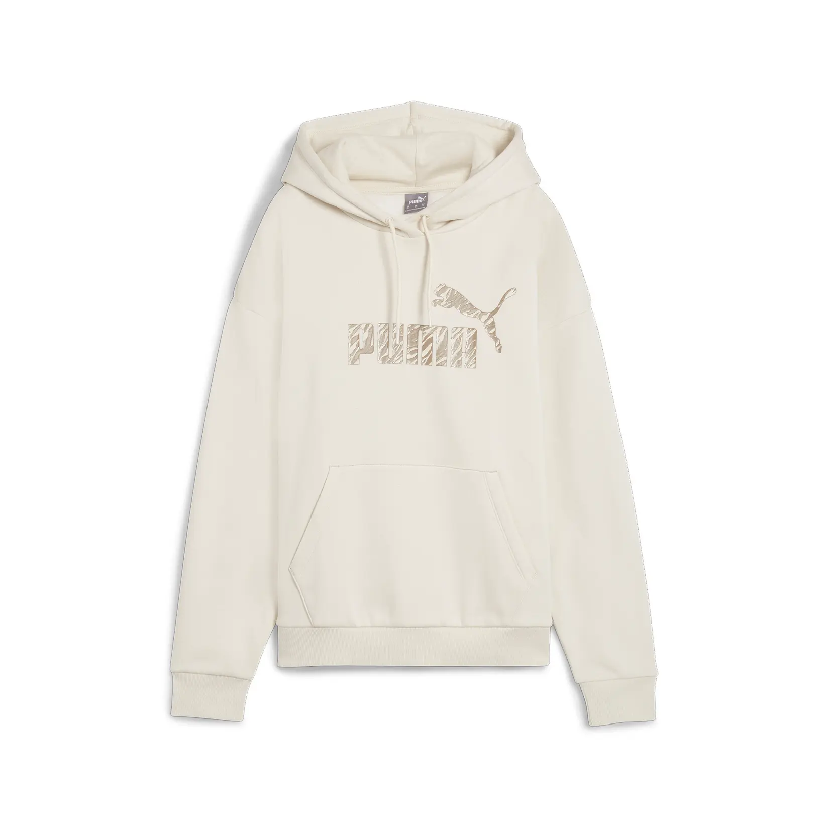 PUMA Ženski duks ESS+ ANIMAL Hoodie FL, 681492-87, Beli