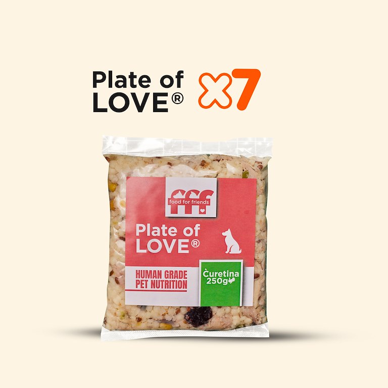 PLATE OF LOVE®️ ĆURETINA (250G) BUNDLE X7- ZA PSE