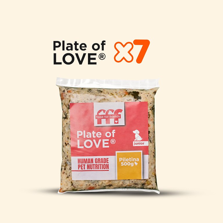 PLATE OF LOVE JUNIOR®️ PILETINA (500G) BUNDLE X7 – ZA PSE