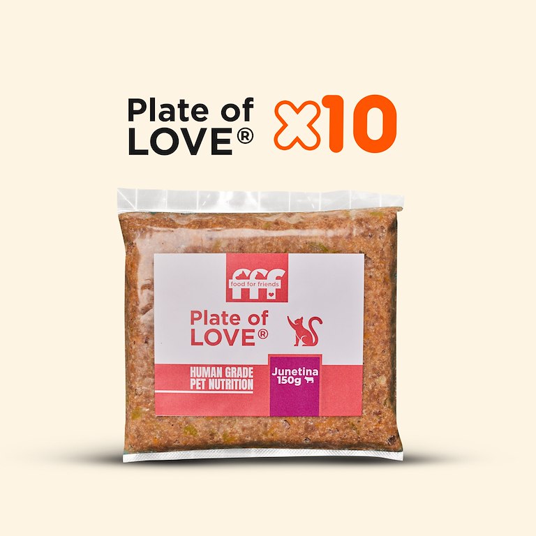 PLATE OF LOVE®️ JUNETINA (150G) BUNDLE X10 – ZA MAČKE