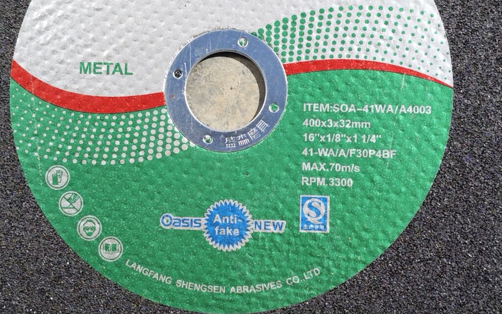 Steel Abrasive Cutting Disc 32mm ITEM: SOA-4TWA/A4003 400x3x32mm