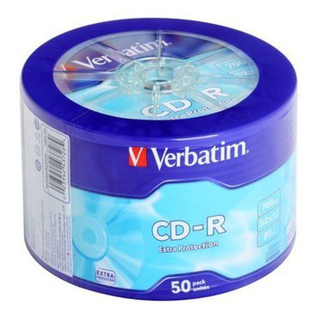 Verbatim cd-r [50 komada praznih diskova, 700mb] Prodajem prazne CD-R