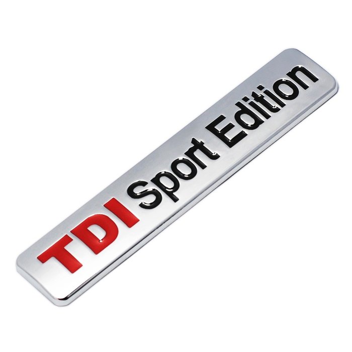 Samolepljiva metalna pločica - TDI Sport Edition Namenjeno za vozila