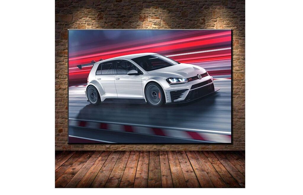 Poster štampan na platnu - GOLF GTI Poster štampan na platnu