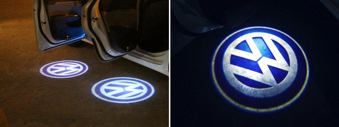 Vw golf 4, caddy, touran led logo projektori za vrata volkswagen -