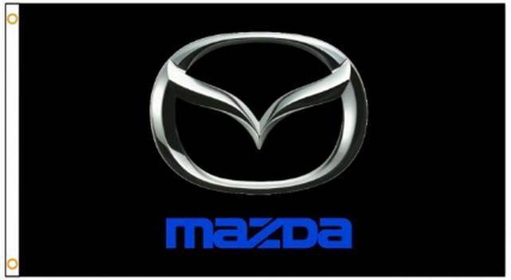 Zastava 150 X 90 cm - MAZDA Zastava dimenzija 150 X 90 cm sa logom