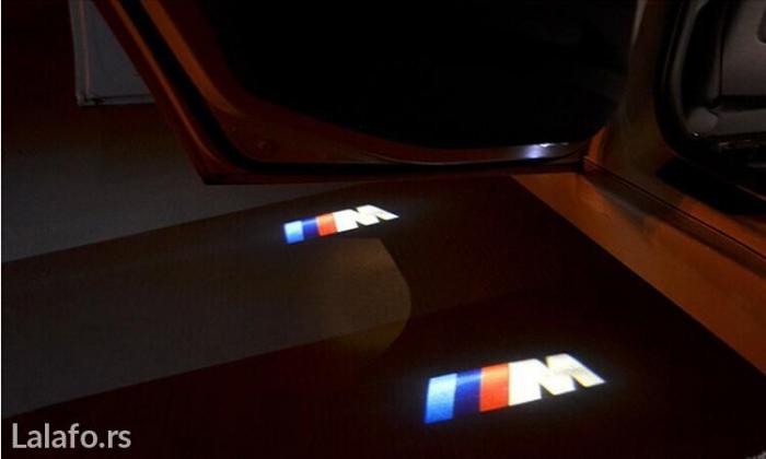 Bmw m power - led logo projektor za vrata - komplet od 2 komada