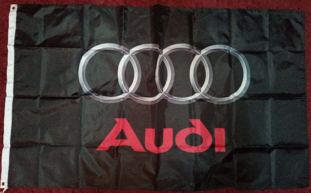 Zastava 150 X 90 cm - AUDI Zastava dimenzija 150 X 90 cm sa logom