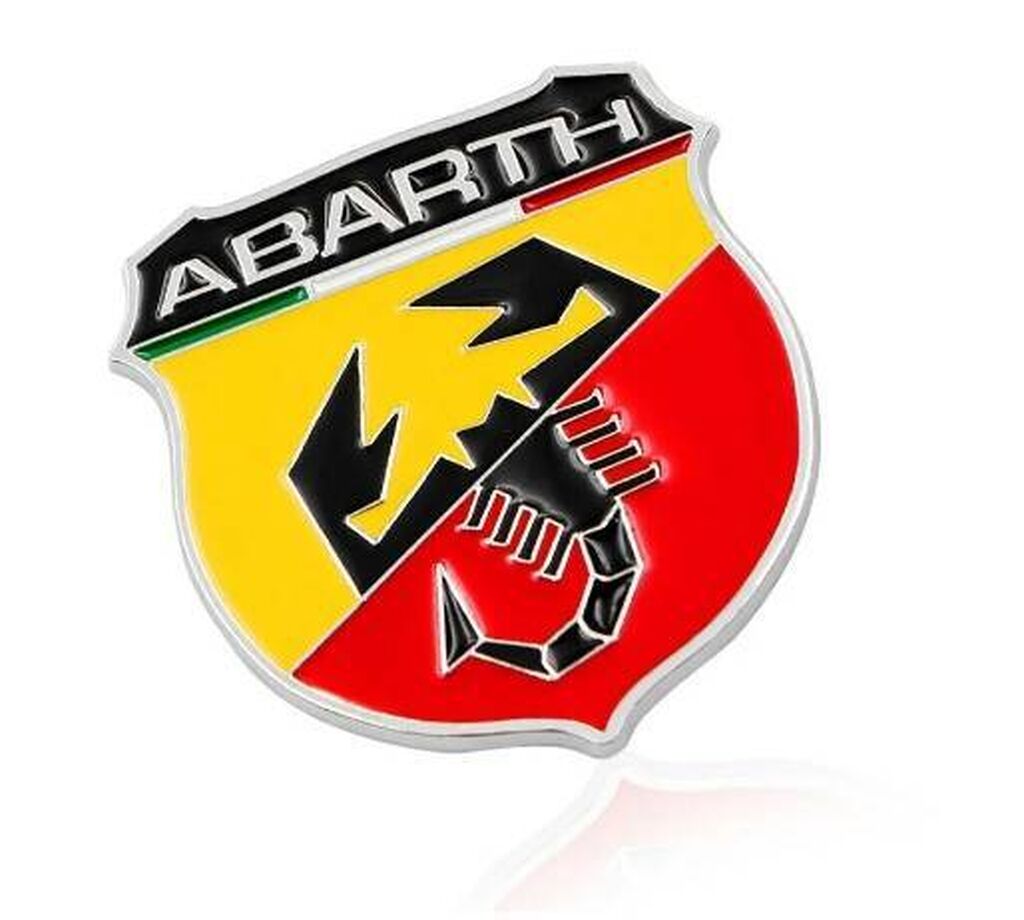 ABARTH logo ABARTH logo-amblem, metalni Dimenzije su približno 5,5 X