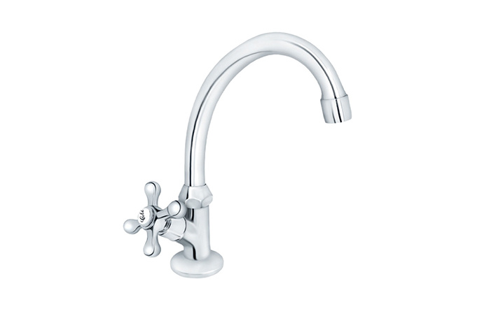 Stojeća slavina-baterija Sanitary Nostalgija izliv 130 mm - N531130