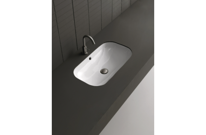 Axa Ciotola lavabo podgradni 660x400|155mm beli ili crni - 1509401/1509407