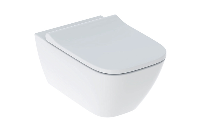 Geberit Smyle Square set-Konzolna wc šolja,rimfree,sa soft close poklopcem-54cm-500.683.00.2