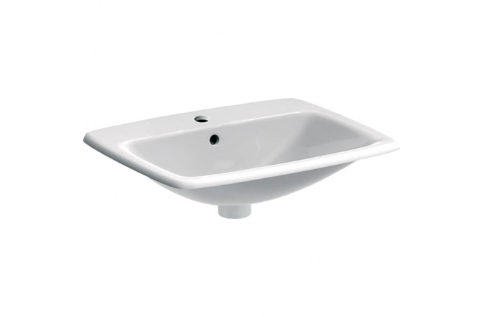 Geberit Lavabo Selnova Square-ugradni- 600X450|155mm -500.307.01.7 (500.307.01.1)