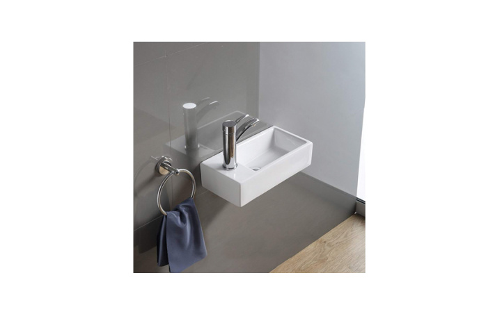 Nadgradni Lavabo - 405x205|105mm - sa otvorom za slavinu - Desna - 7014D