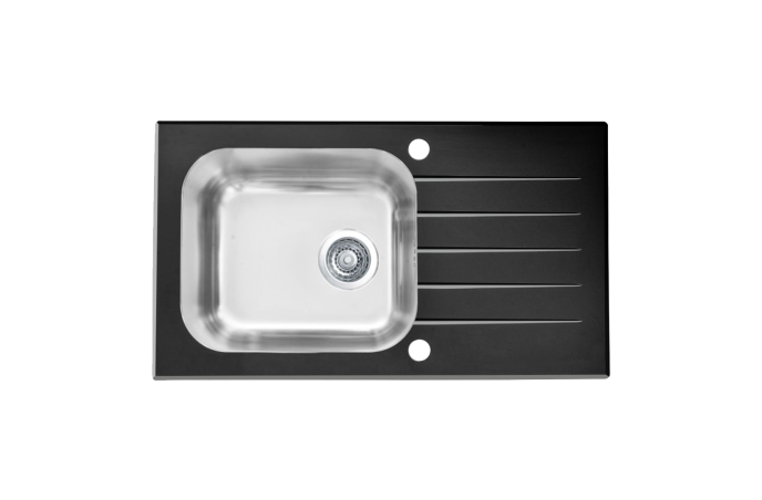 Korito sudopera - Lož Alveus - Vitro 20 - Staklena|Inox - 780x435mm|180mm - Razne boje - 1114558