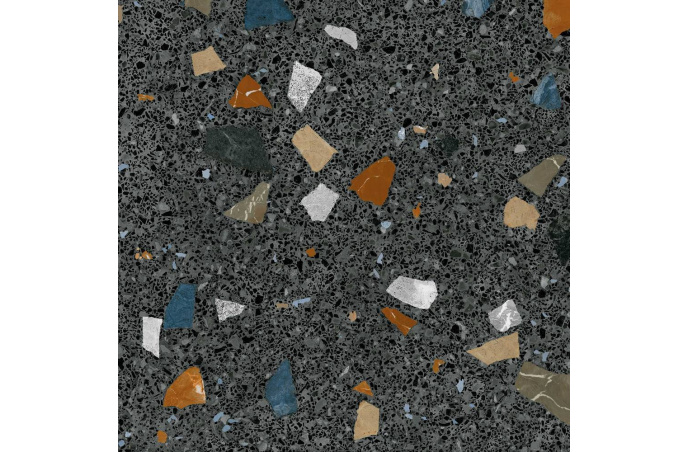 Arcana Ceramica Pločica - Stracciatella Grafito - 60x60cm - 1,44m2/kut - Terrazzo