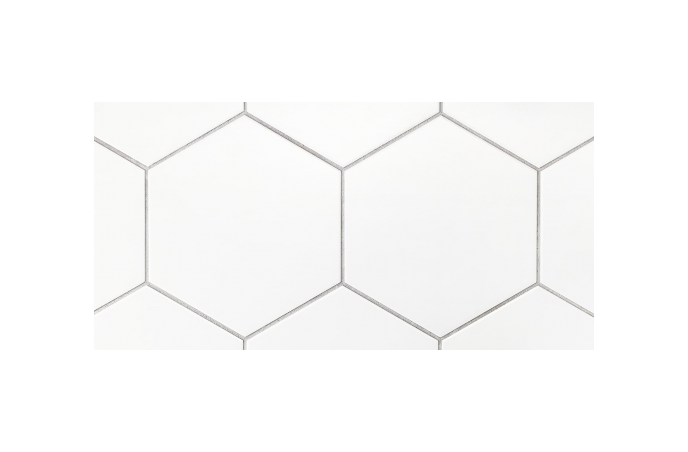 Cerlat Mijares Pločica - Monocolor - White Hex - 22,5x25,9cm - 0,88m2/kut