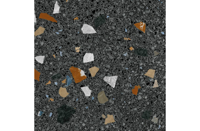 Arcana Ceramica Pločica - Stracciatella-R Grafito - Rett. - 80x80cm - 1,28m2/kut - Terrazzo