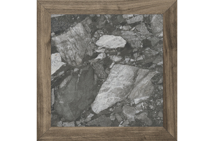 Fanal Pločica - Losanga Stone Black - 90x90cm - Rett. - 0,81 m2/kut