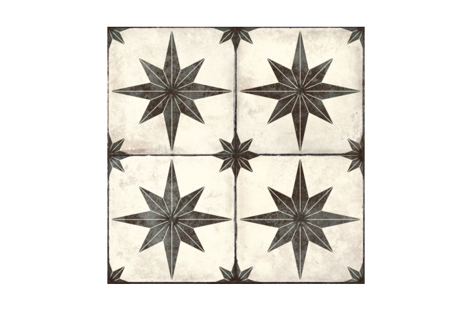 Star Ceramic pločica - Star Black - 45x45 cm - 1.62 m2/Kut