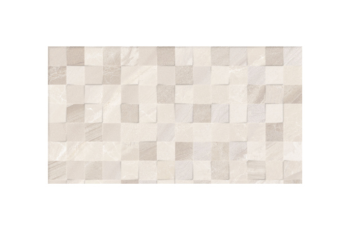 Halcon Ceramicas Pločica - Quina Kubic Beige Brillo - 33x55cm - 1,63m2/kut