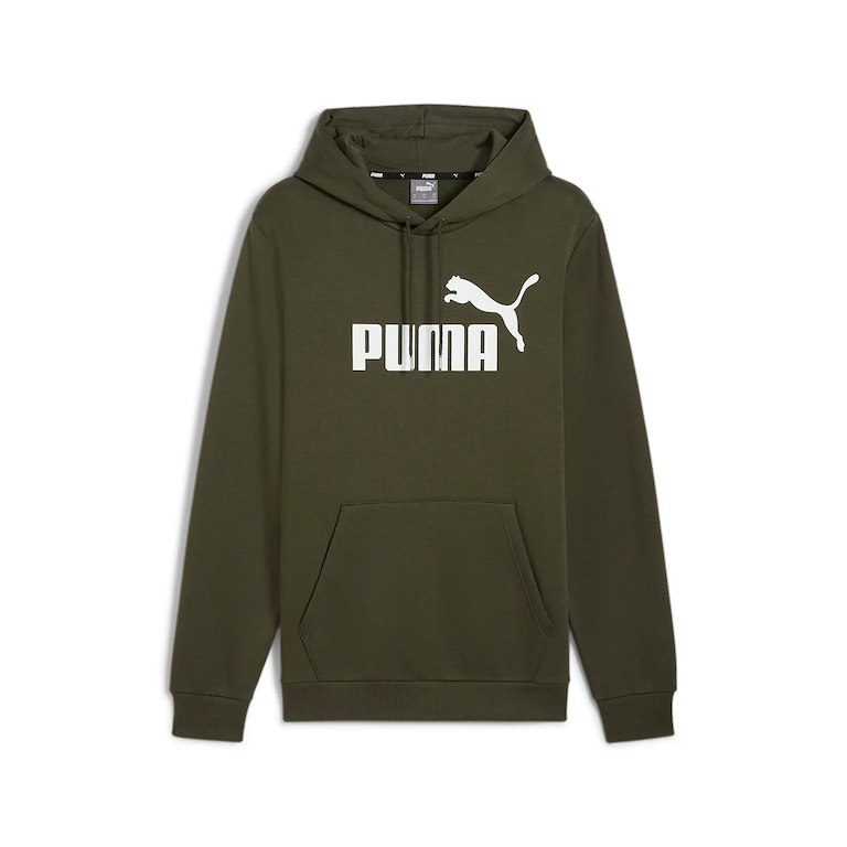 PUMA Muški duks ESS Big Logo Hoodie FL, 586687-08, Maslinasti