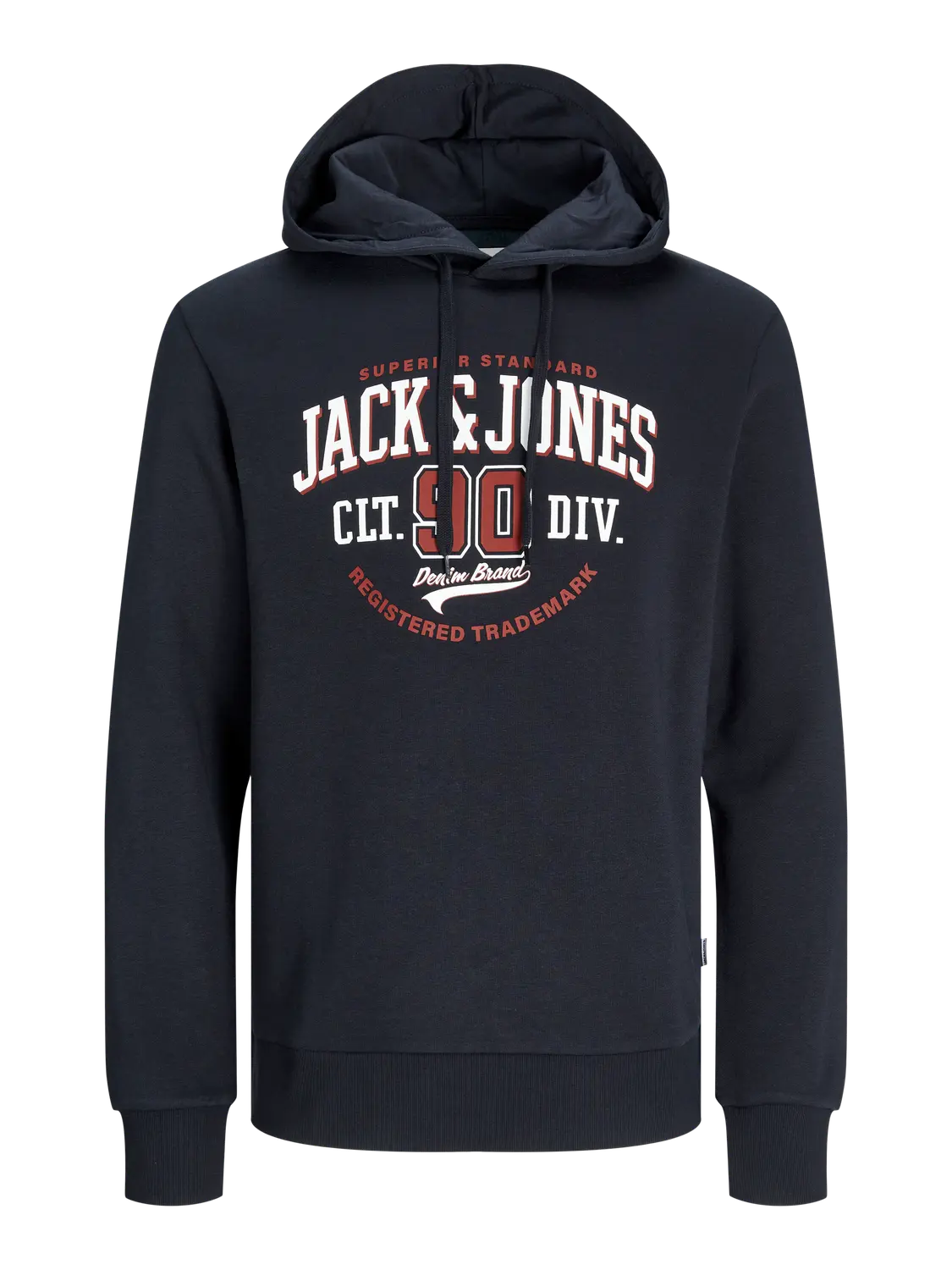 JACK & JONES Muški duks 12255617, Tamnoplavi