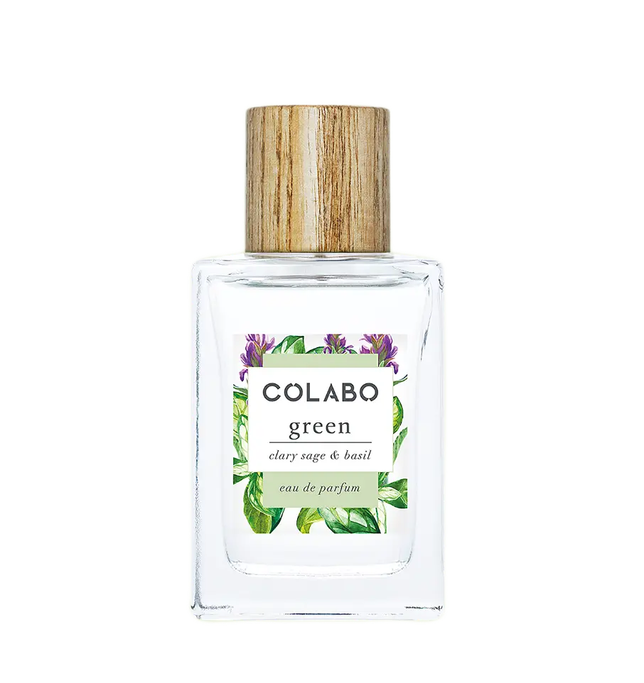 COLABO Toaletna voda Green Clary sage & basil 100 ml