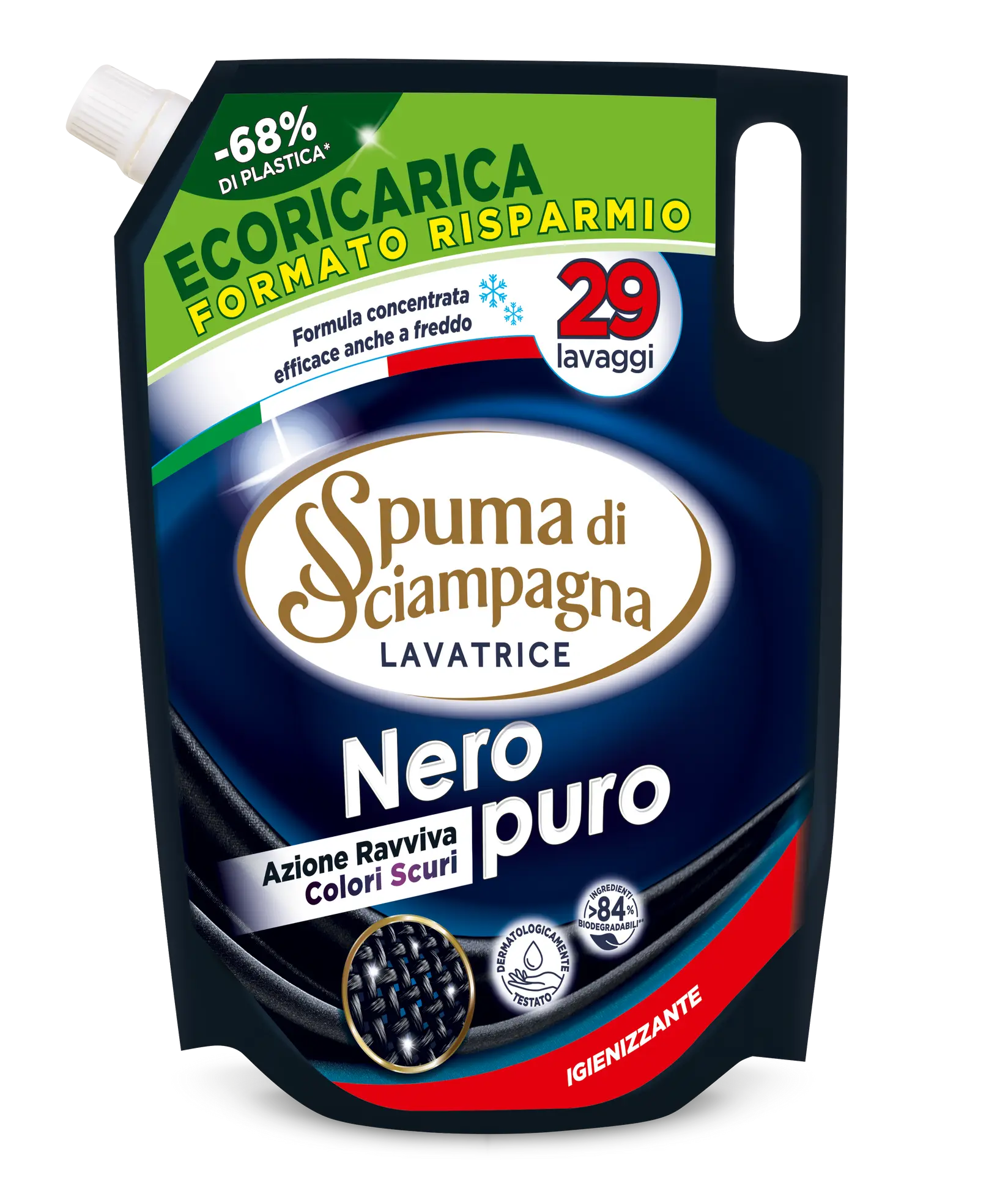 Spuma di Sciampagna Tečni deterdžent, Neropuro, 1305ml