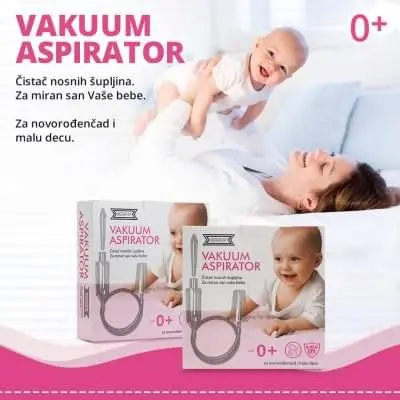 Nosni vakuum aspirator, Nastavak za usisivač, Za bebe, Providan